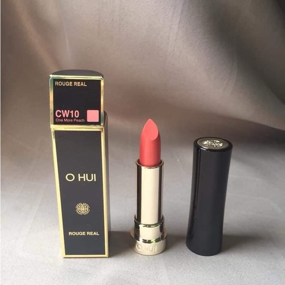 O HUI | Makeup | Ohui Rouge Real Lipstick Perfect Sheer Glow Lip Color Cw One More Peach | Poshmark
